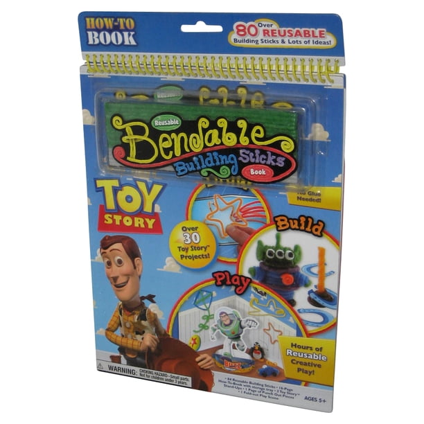 Disney Toy Story Giddy-up Bend N Build Activity How To Book - (Reusable ...
