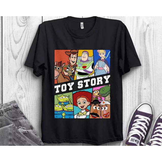 Disney Toy Story Group Vintage Panels Shirt Unisex Shirt Shirt ...