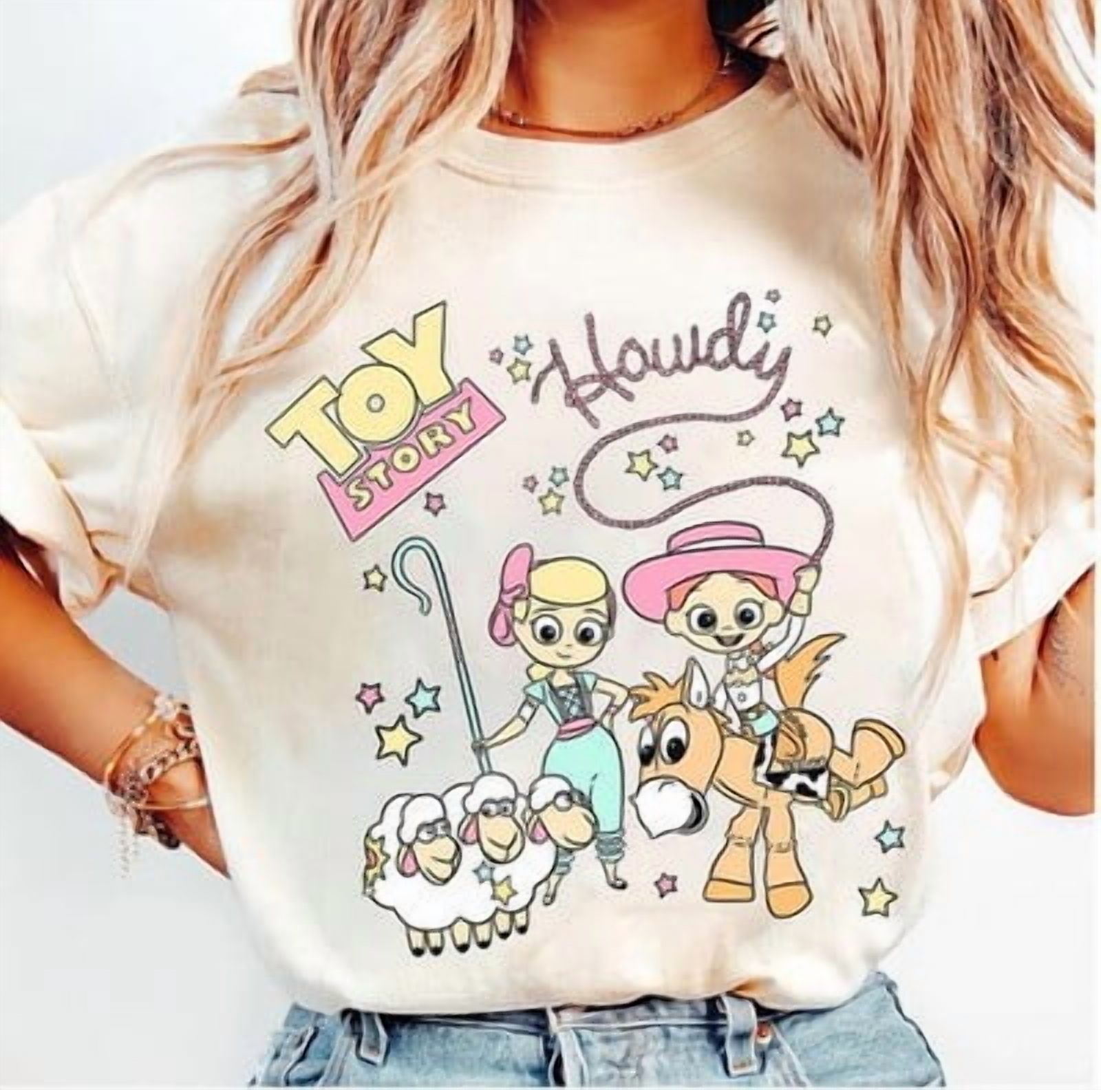 Disney Toy Story Howdy Jessie Bo Peep T-Shirt Unisex, S-5XL - Walmart.com