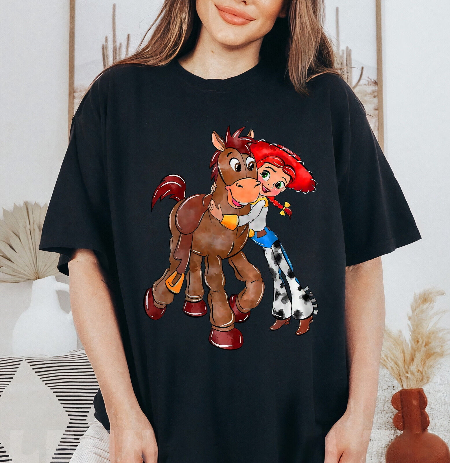 Disney Toy Story Jessie and Bullseye Retro Unisex Adult Kid Shirt ...