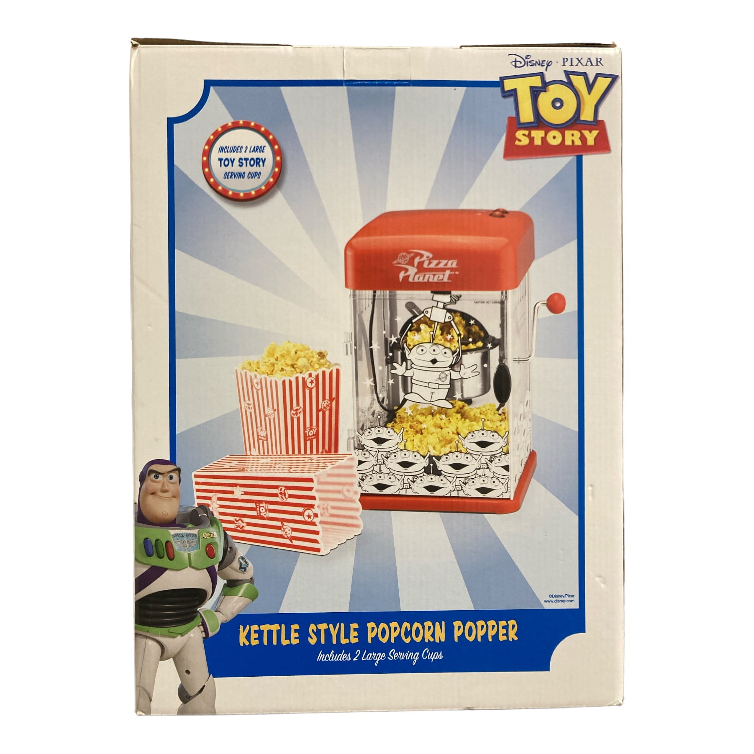 Disney Toy Story Popcorn Popper Machine, Kettle Style with Oil Spoon ...