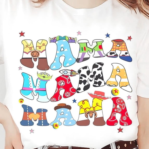 Disney Toy Story Mama Shirt Disney Pixar T-shirt Disney Mom Tee Funny ...