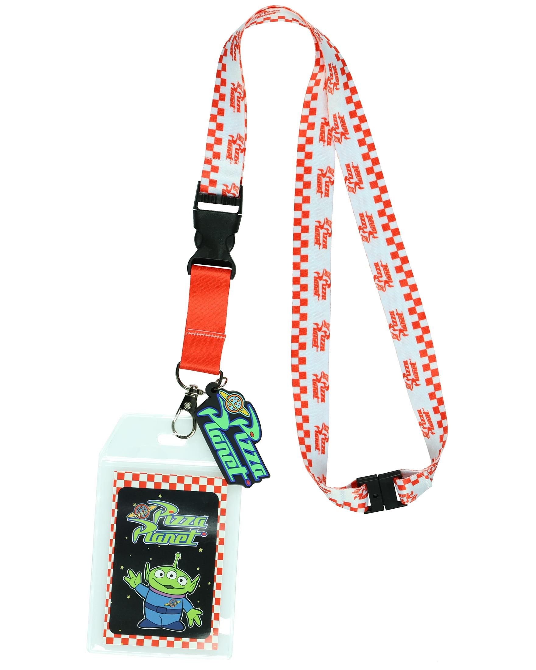 Disney Toy Story Pizza Planet Alien Design Lanyard with Clear ID Badge ...