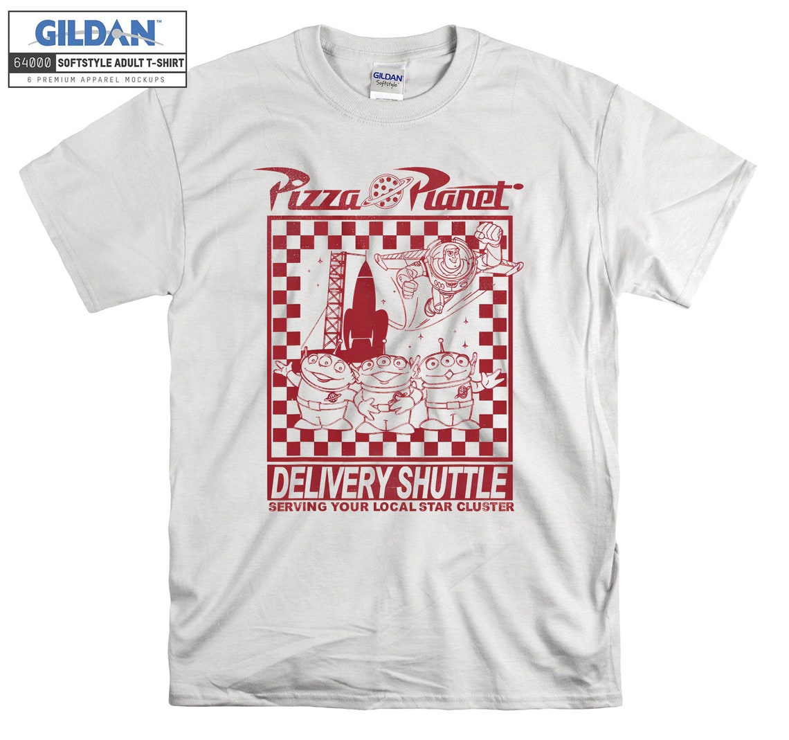 Disney Toy Story Pizza Planet Delivery Shuttle T shirt - Walmart.com