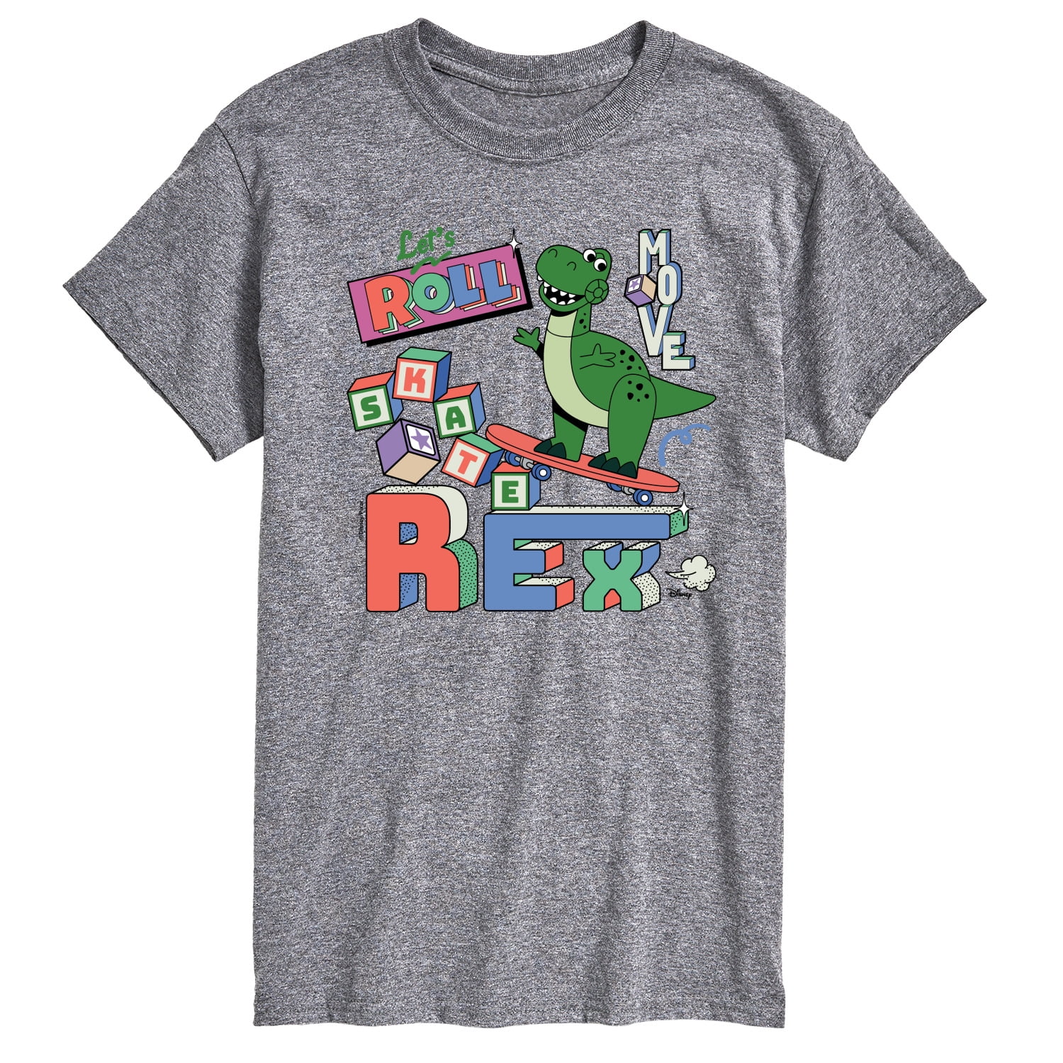 Disney - Toy Story - Skateboard Rex - Men's Short Sleeve Graphic T ...