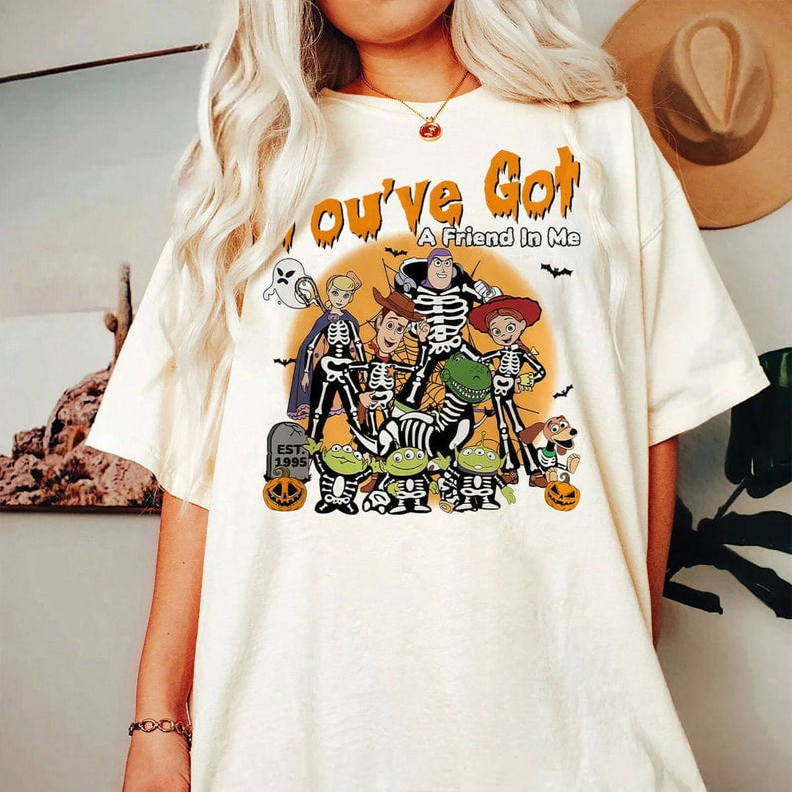 Disney Toy Story Skeleton You 've Got Friends In Me Shirt, Toy Story ...