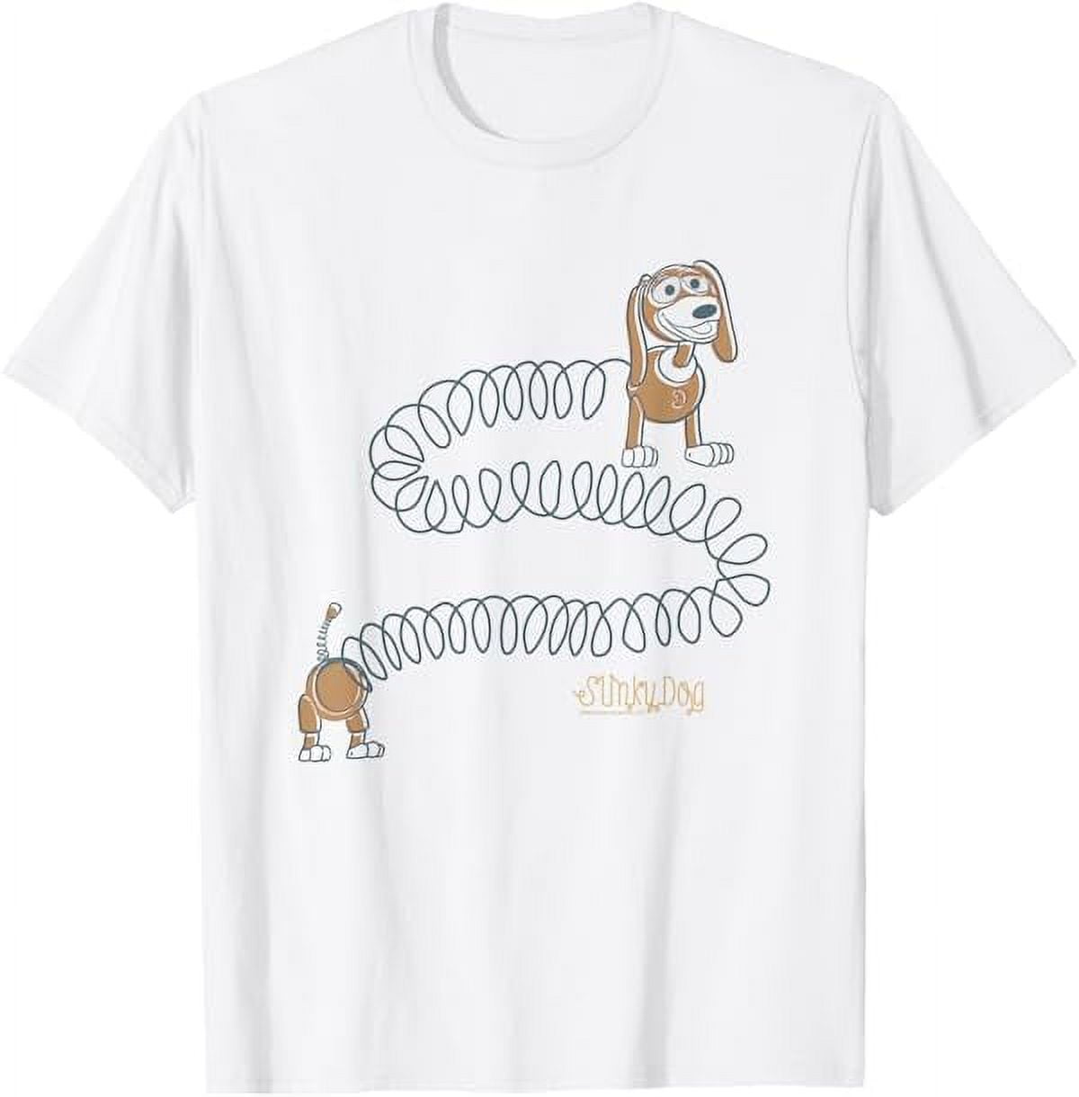 Disney Toy Story Slinky Dog Vintage Logo T-Shirt - Walmart.com