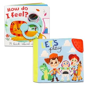Disney Toy Story Teething Book Set - Bundle with Soft Books for Babies ...