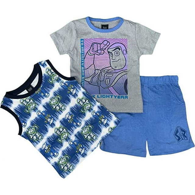 Disney Toy Story Toddler/Little Boys Three-Piece Top & Short Set ...