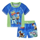 Disney Toy Story UPF 50+ Rash Guard and Swim Trunks Shorts Swimwear Set ...
