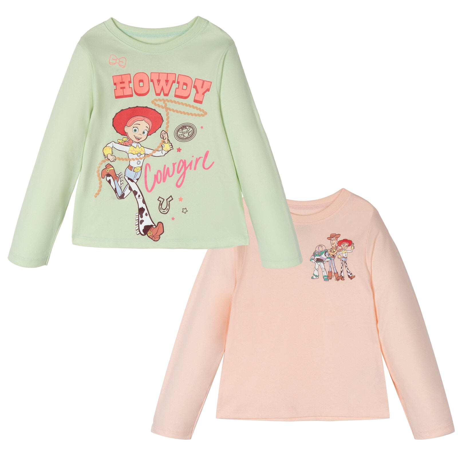 Disney Toy Story Woody Buzz Lightyear Jessie 2 Pack Long Sleeve T ...