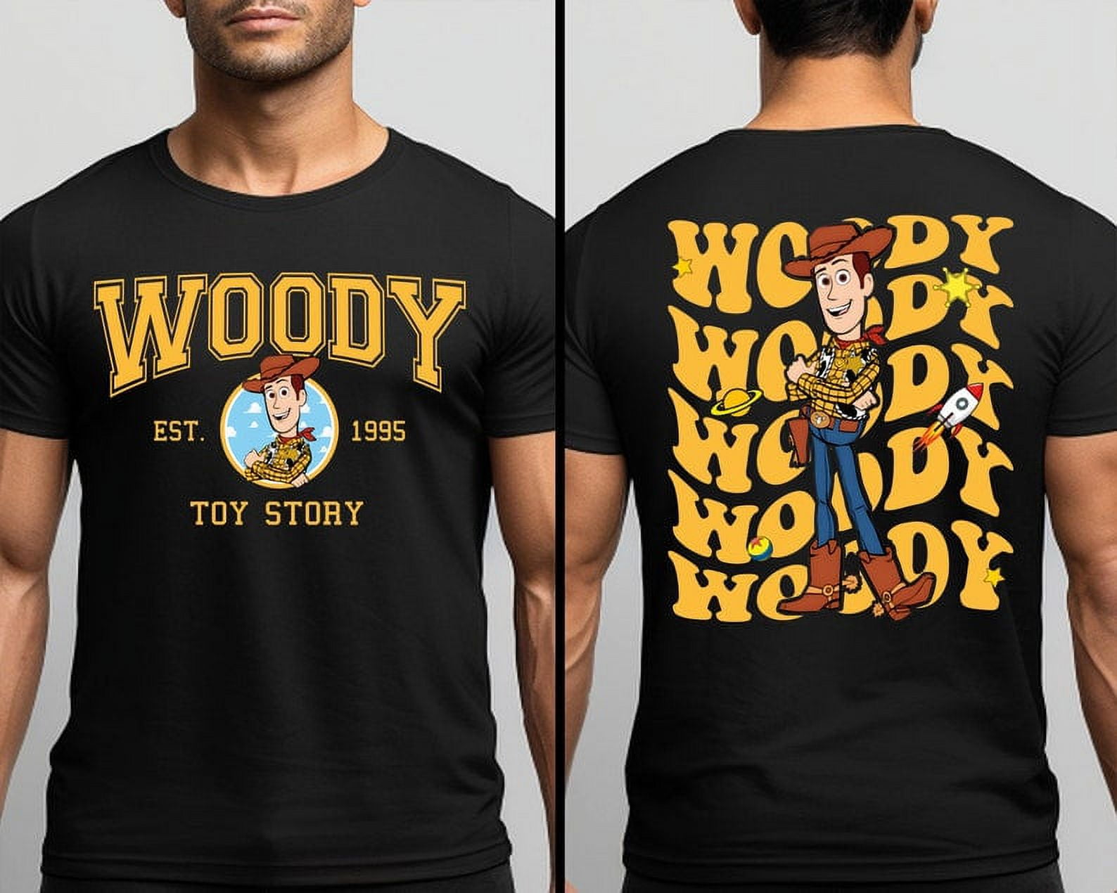 Disney Toy Story Woody Shirt, Sheriff Woody 1995 Shirt, Toy Story ...