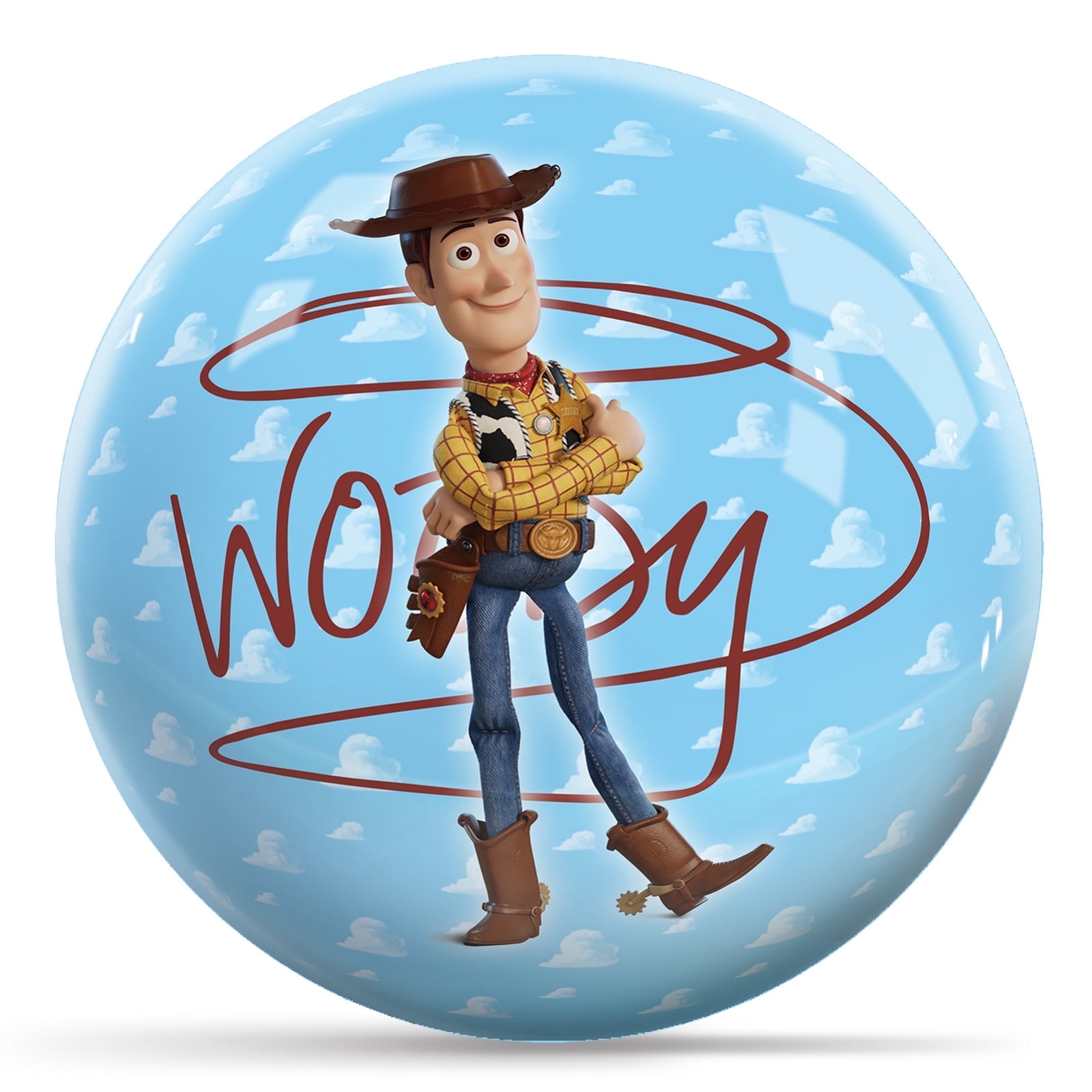 Disney Toy Story Woody Undrilled Bowling Ball 16lb - Walmart.com