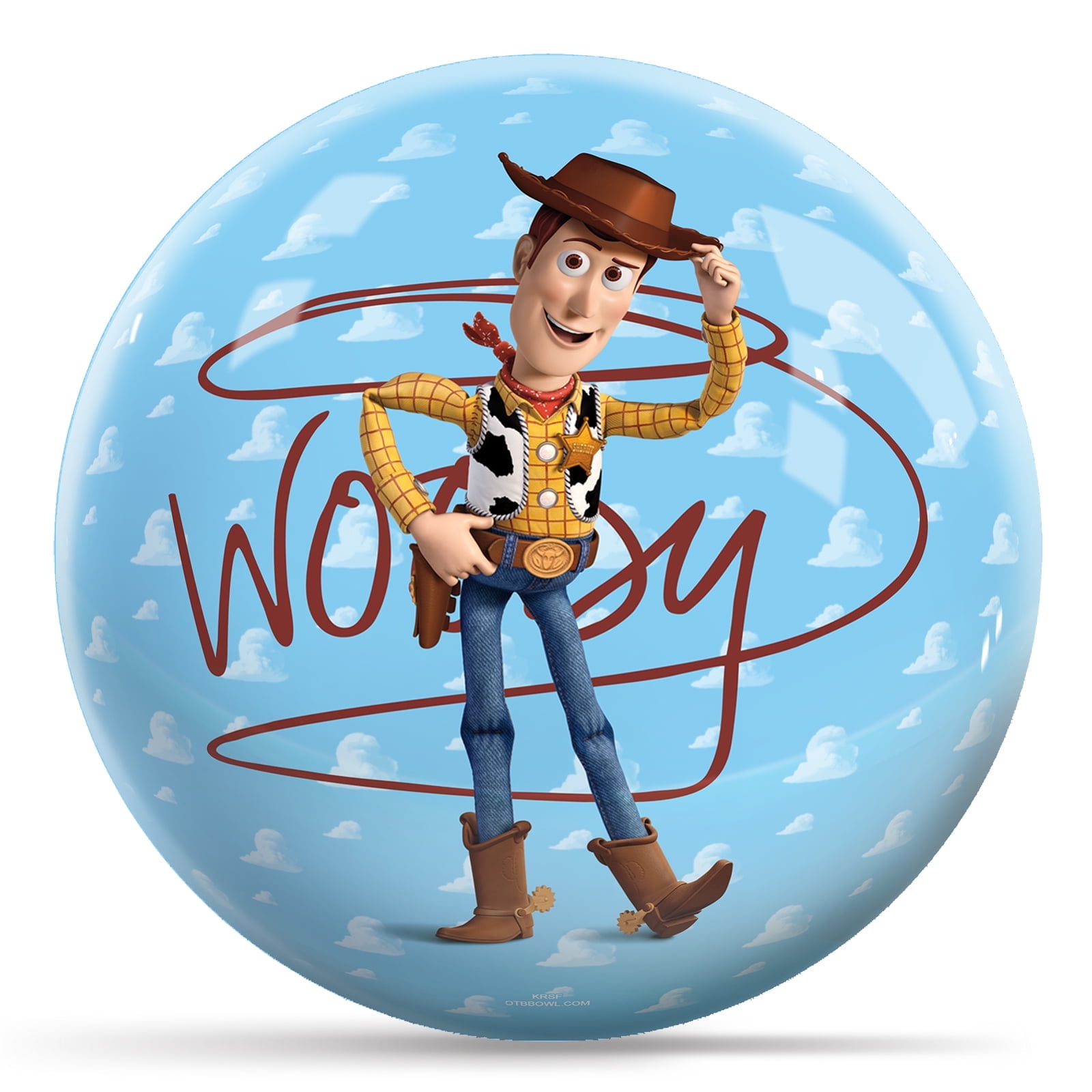 Disney Toy Story Woody Undrilled Bowling Ball 6lb - Walmart.com