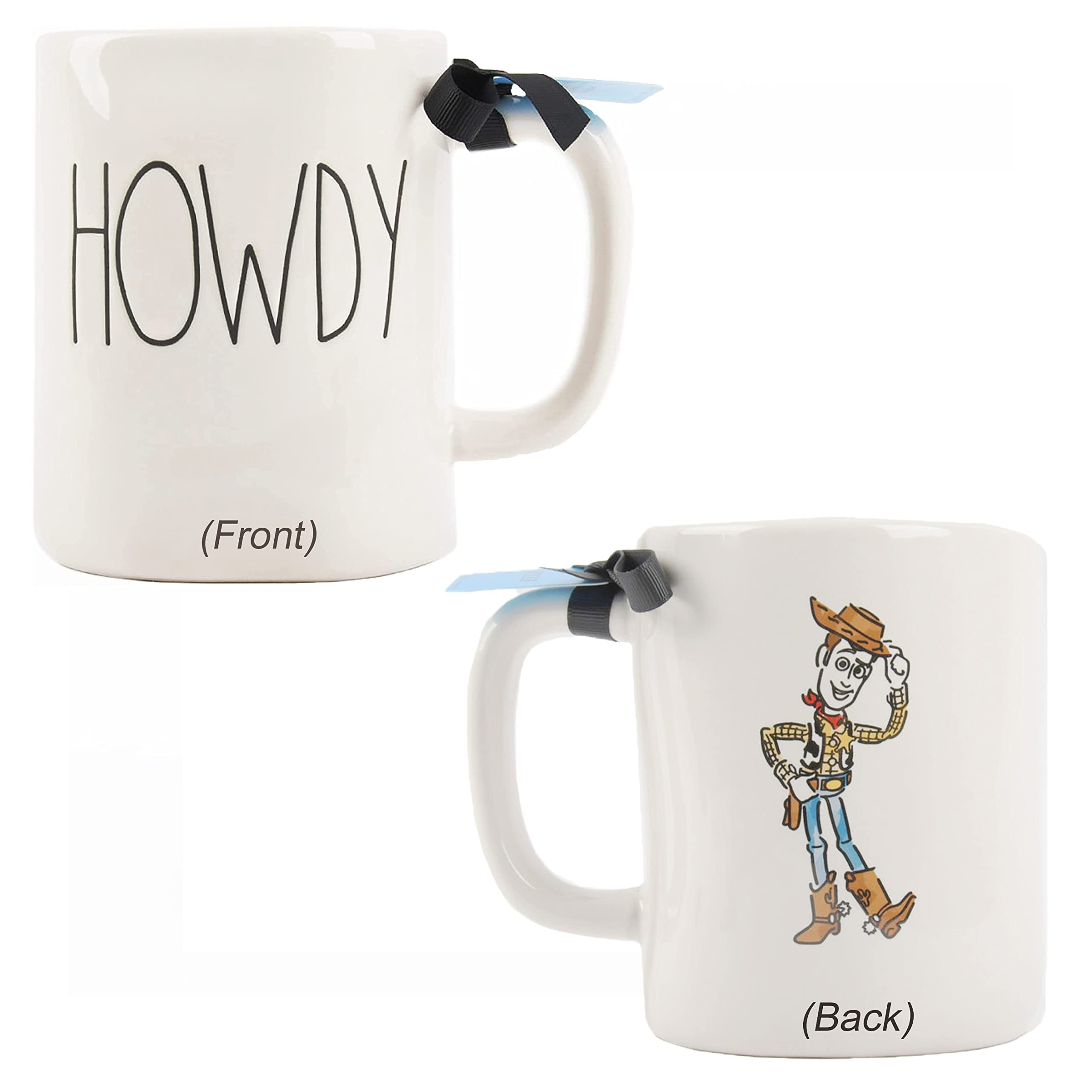 Disney Toy Story x Rae Dunn Howdy Ceramic Coffee Mug - Walmart.com