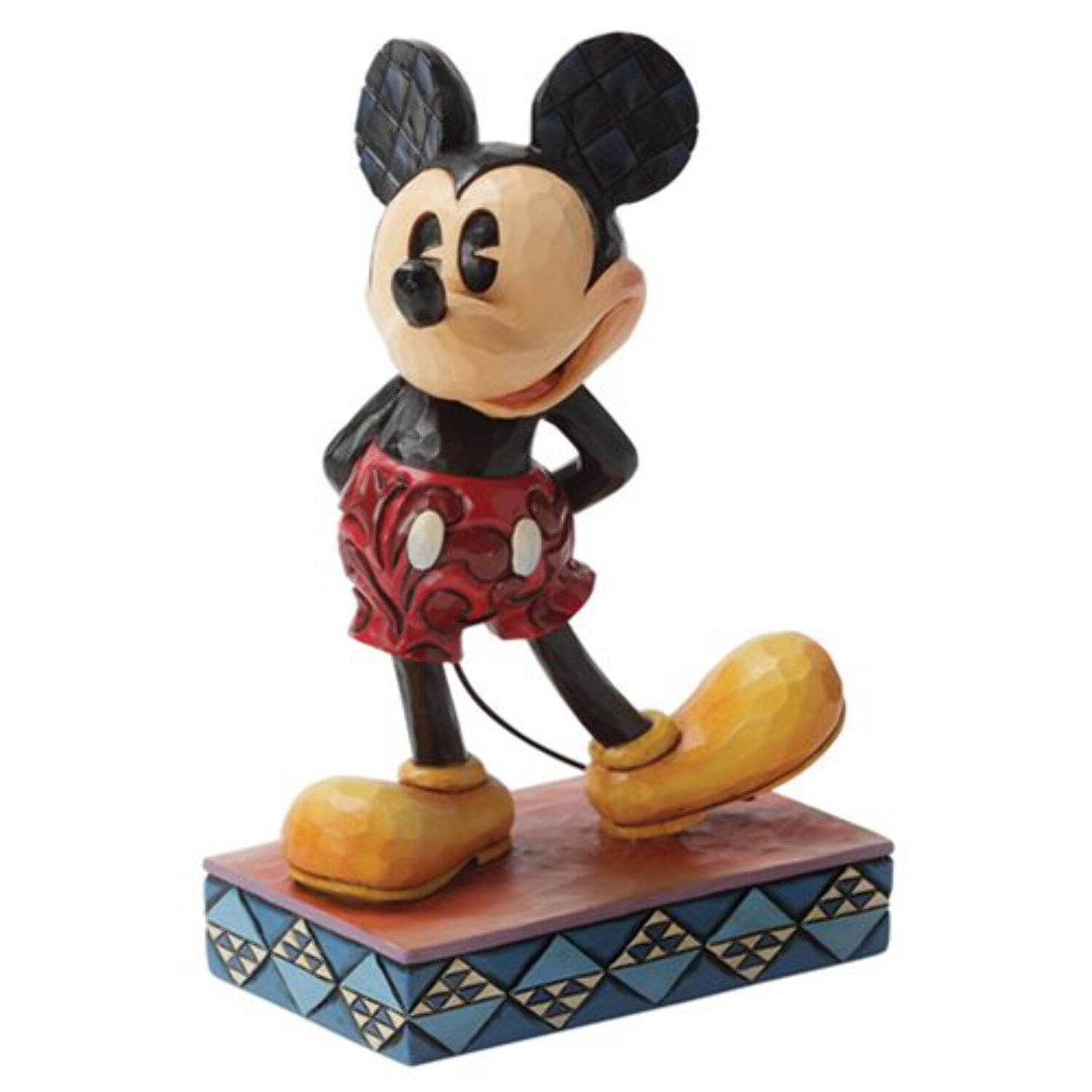 Jim Shore Disney Traditions Mickey Mouse Personality Pose Stone Resin ...