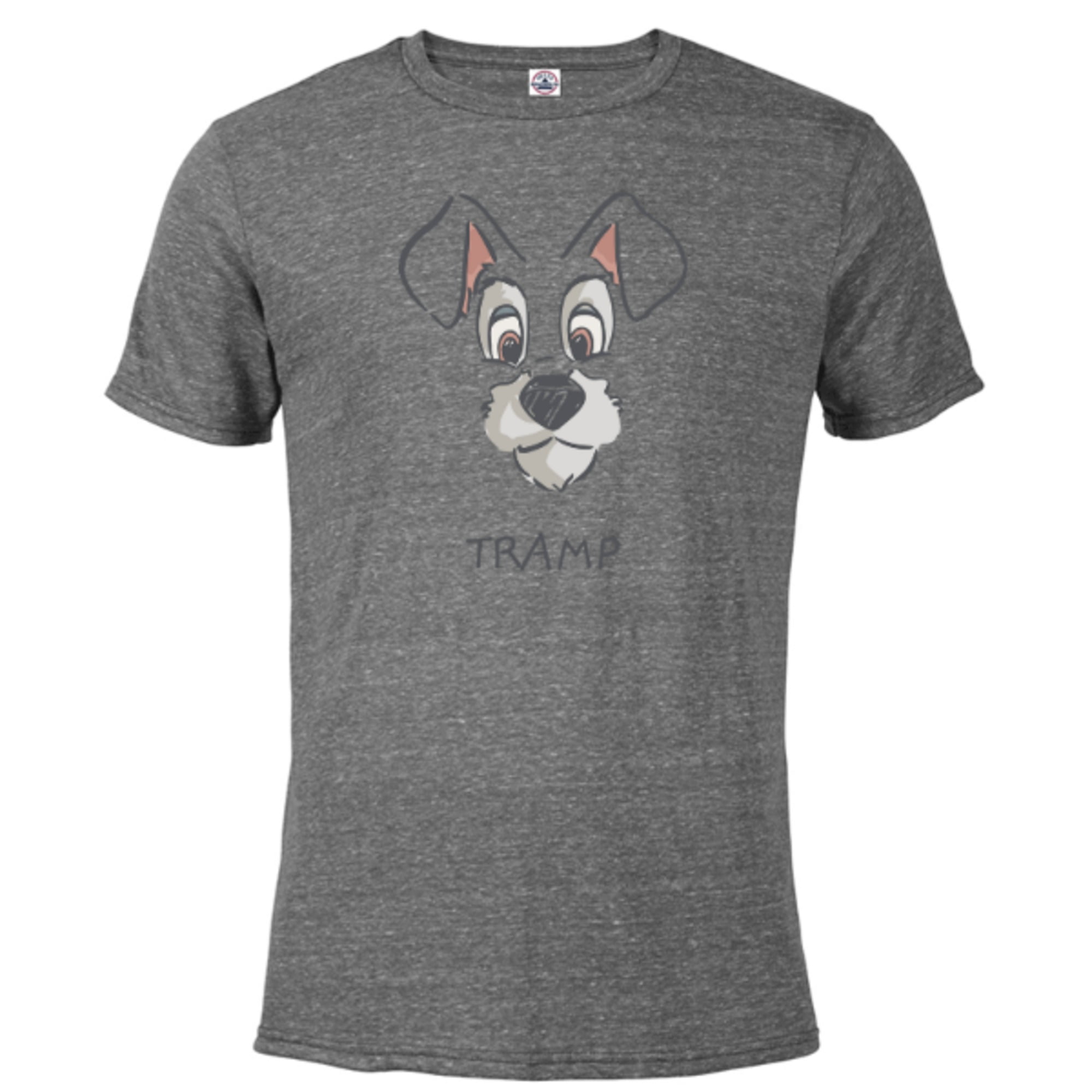 Disney Tramp Drawing Lady and the Tramp Costume - Short Sleeve Blended ...