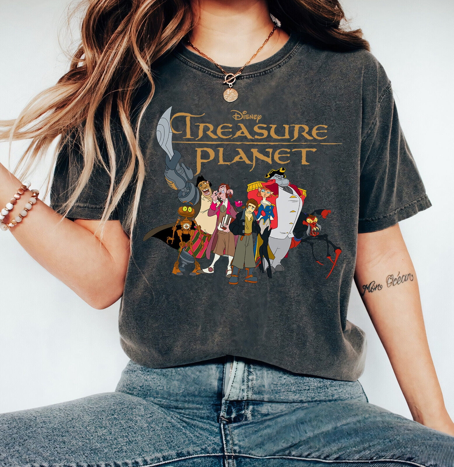 Disney Treasure Planet Logo Celestial Map Interstellar Alien Space T ...