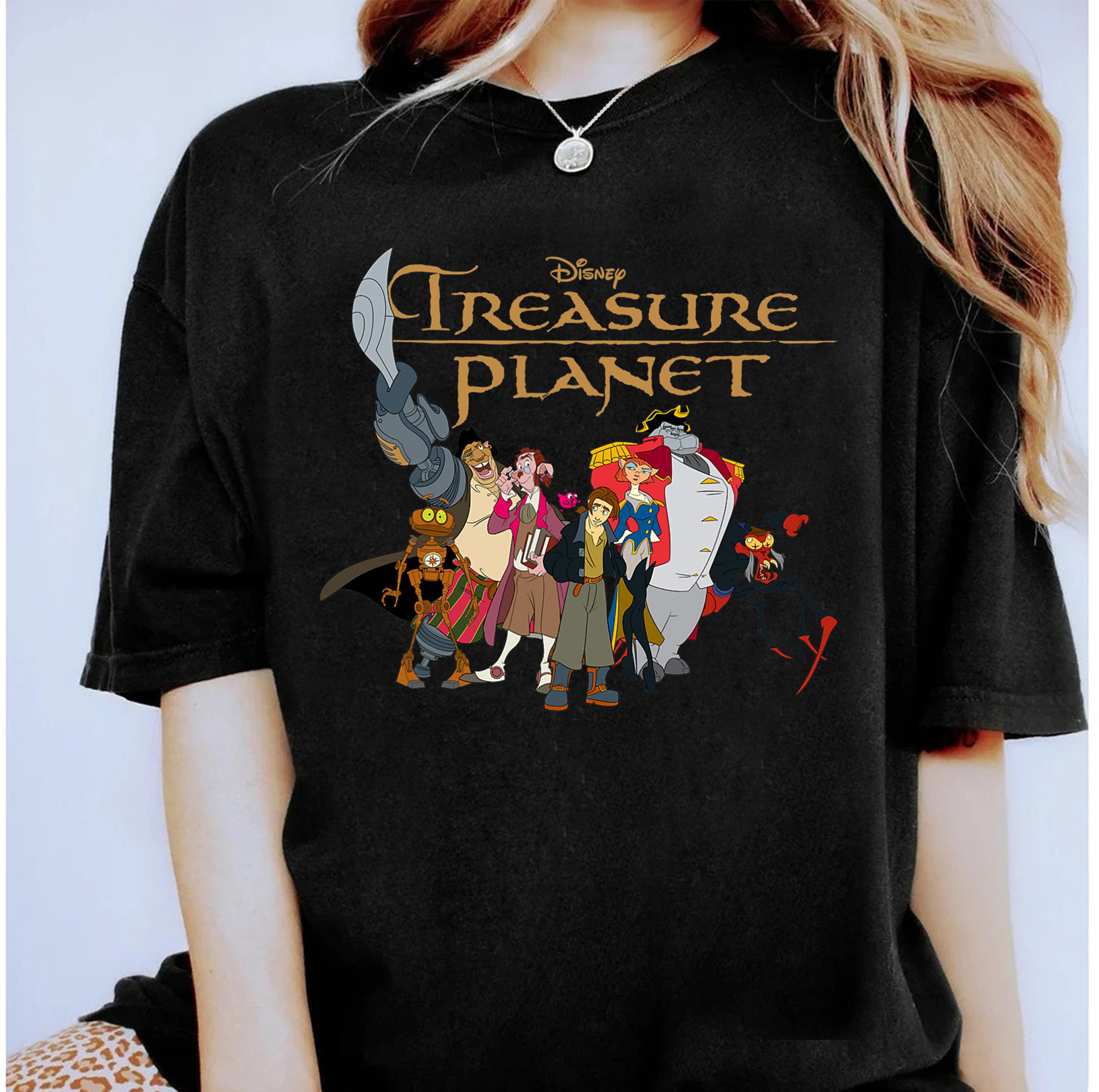 Disney Treasure Planet Logo and Characters T-Shirt, Disneyland Family ...
