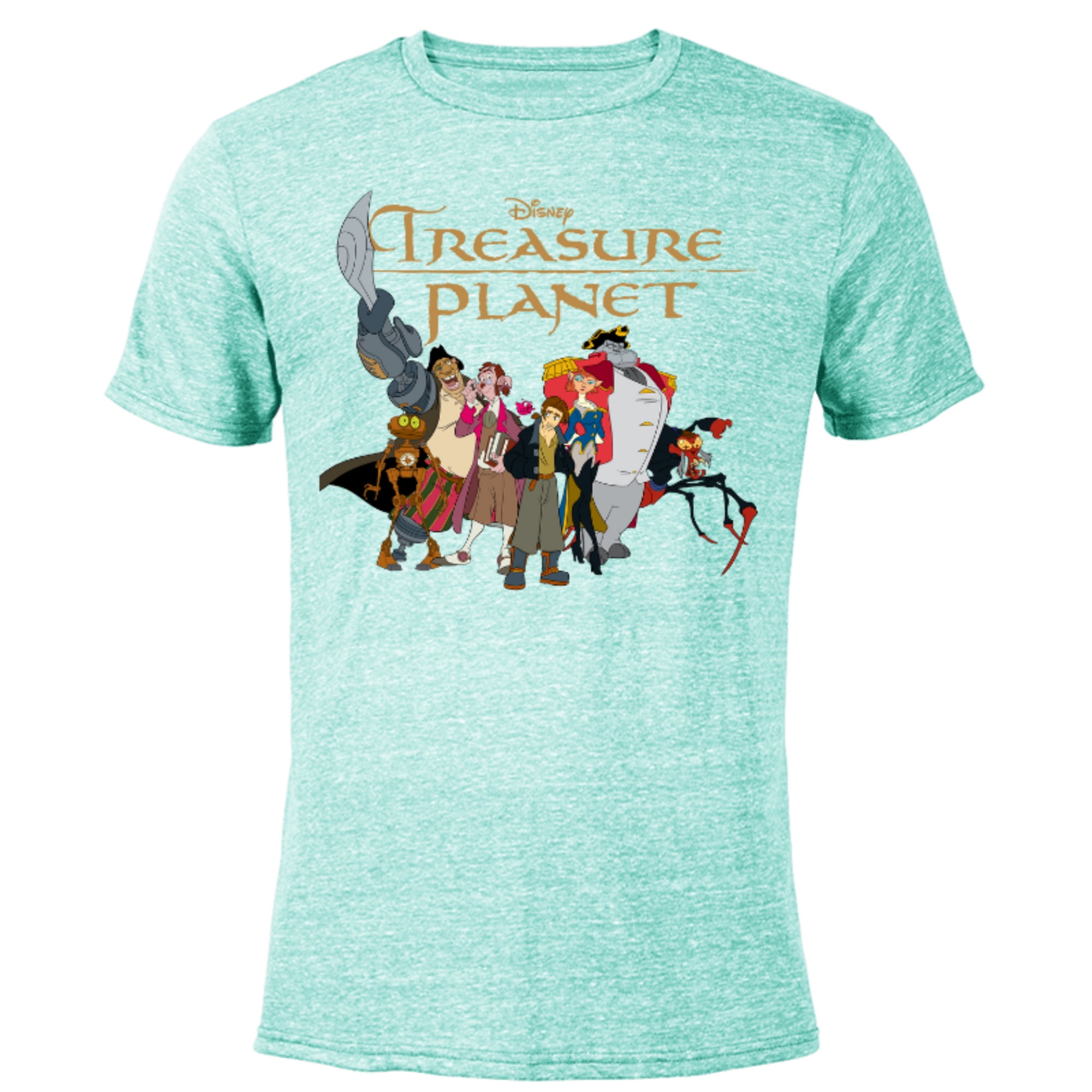 Disney Treasure Planet Logo and Characters T-Shirt- Short Sleeve ...