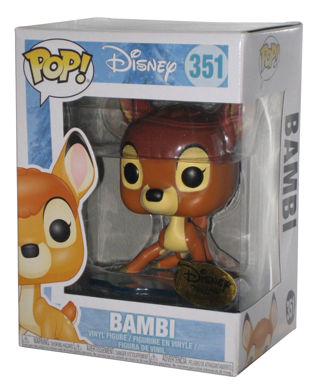 Disney Treasures Exclusive Bambi Funko POP! Vinyl Figure 351 - Walmart.com