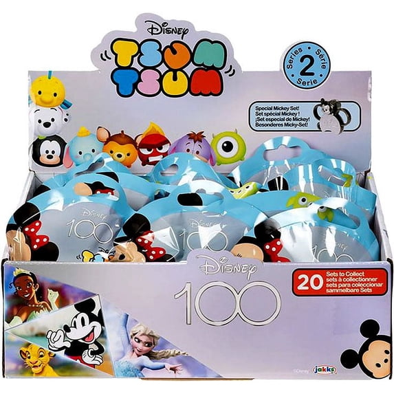 Jakks Pacific Tsum Tsum Special Mickey Set, 24 Pack, Disney 100th ...