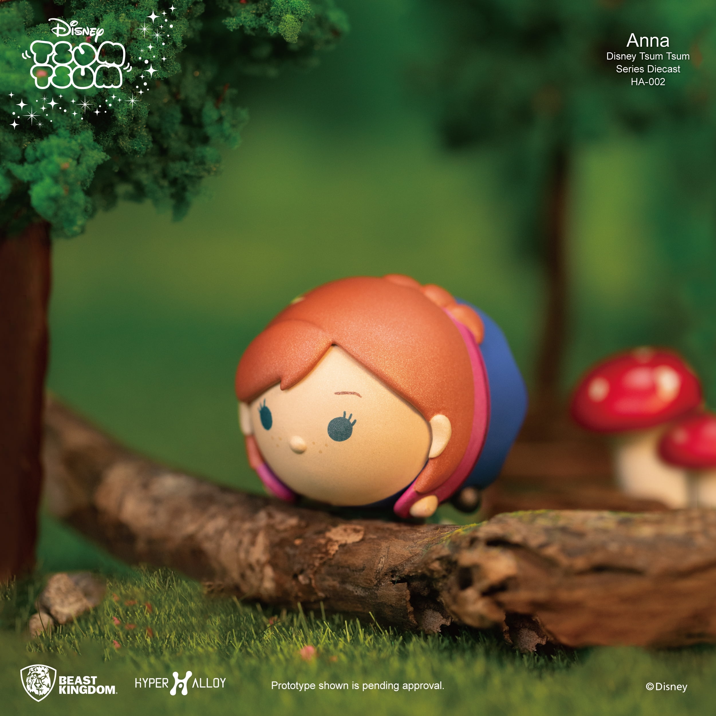 Disney Tsum Tsum Diecast Series-Anna (Hyper Alloy) - Walmart.com