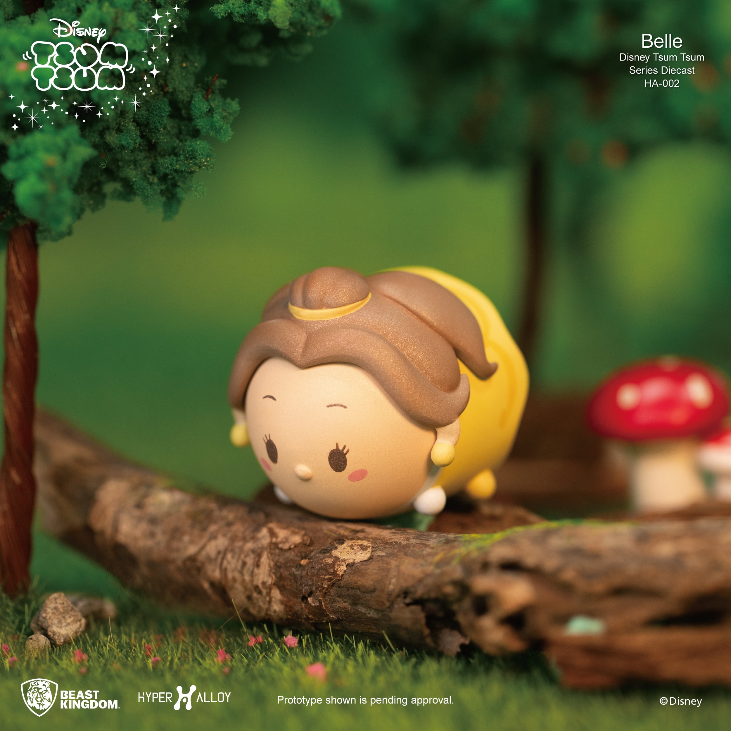 Disney Tsum Tsum Diecast Series-Belle (Hyper Alloy) - Walmart.com