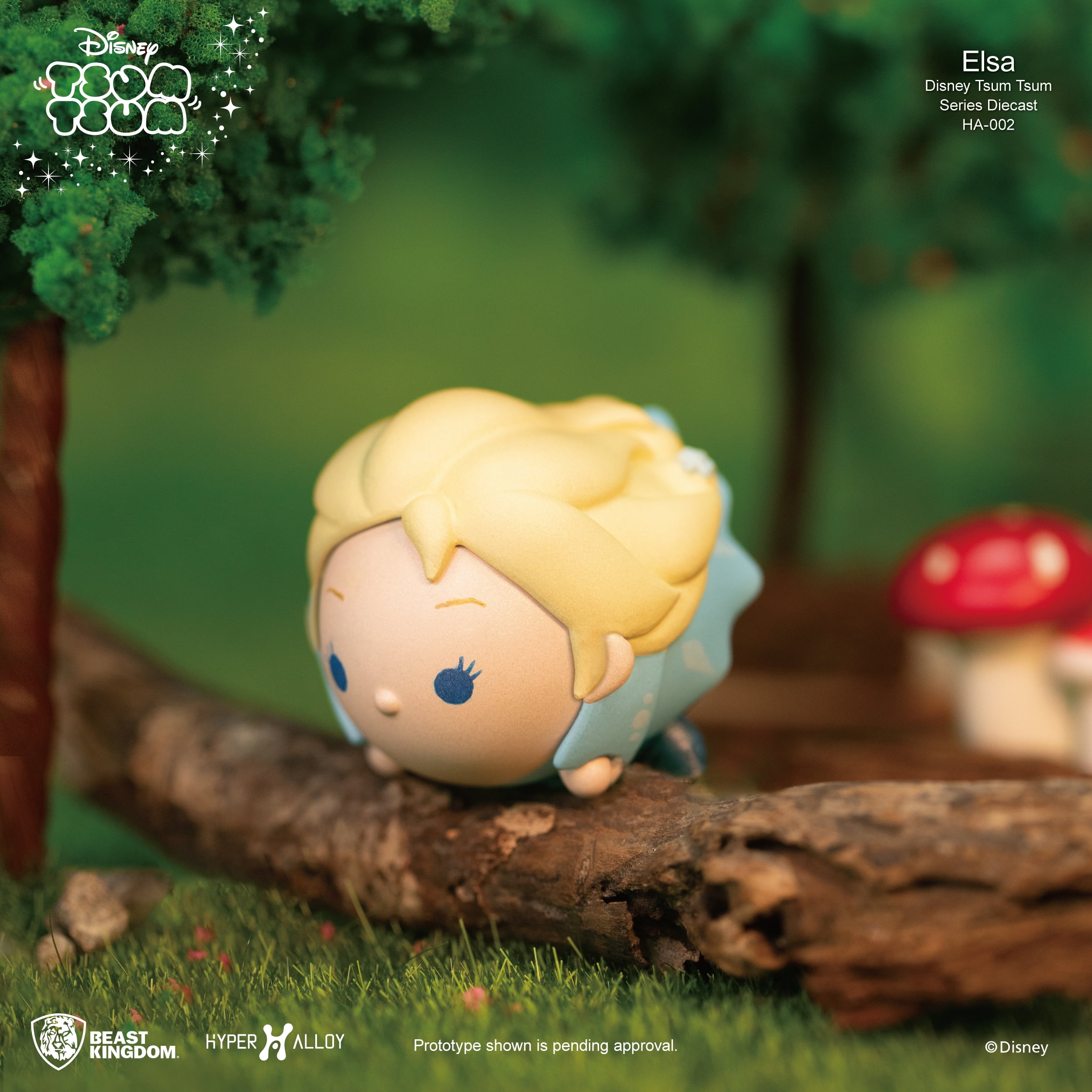 Disney Tsum Tsum Diecast Series-Elsa (Hyper Alloy) - Walmart.com