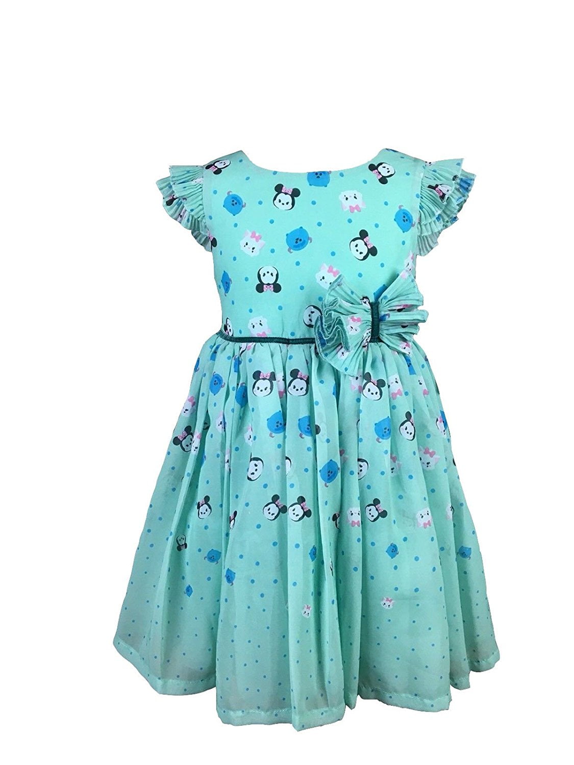 Disney Tsum Tsum Girls Chiffon Dress - Walmart.com