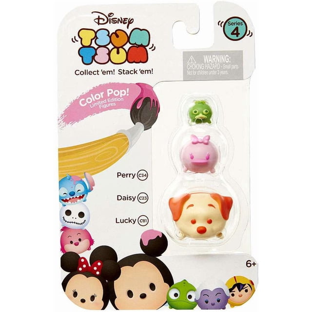 Disney Tsum Tsum Series 4 Color Pop Perry, Daisy & Lucky Mini Figure, 3 ...