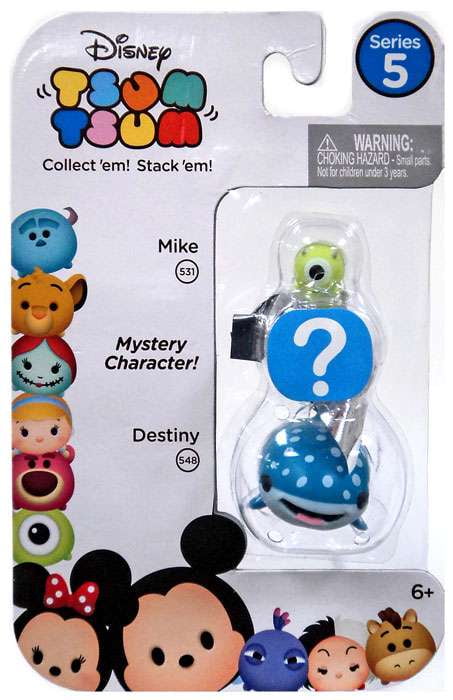 Disney Tsum Tsum Series 5 Mike & Destiny Mini Figures, 3 Pack - Walmart.com