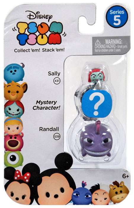 Disney Tsum Tsum Series 5 Sally & Randall Mini Figures, 3 Pack ...