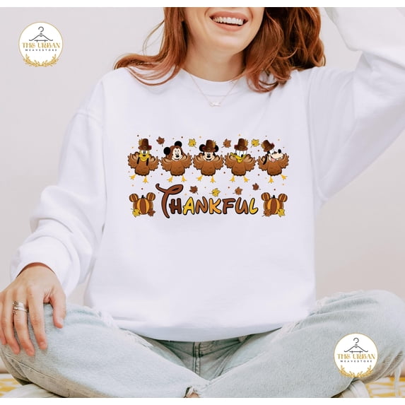 Disney Turkey T-shirt Mickey Friends Thankful T-shirt Fall Season T ...