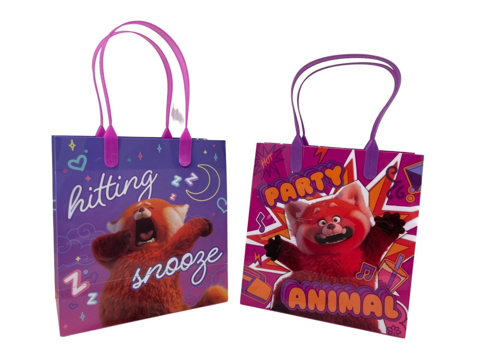 Disney Turning Red Party Favor Goodie Small Gift Bags, pack of 12 ...