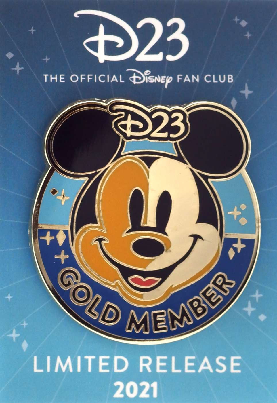 Disney Twenty Three D23 Gold Member Pin - Walmart.com