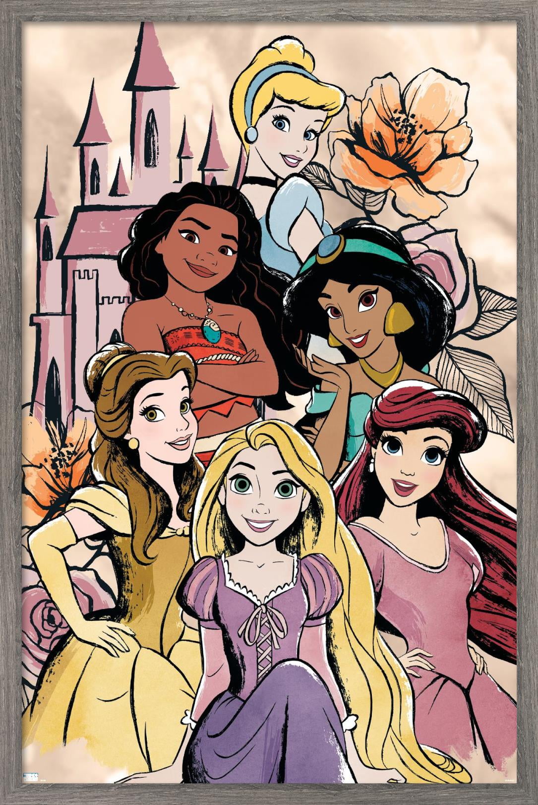 Disney Ultimate Princess Celebration - Castle Group Wall Poster, 14.725 ...