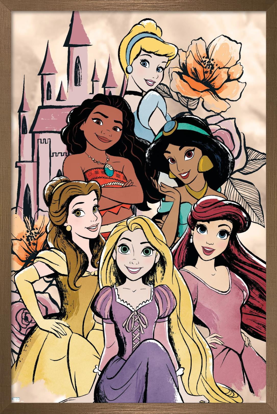 Disney Ultimate Princess Celebration - Castle Group Wall Poster, 22.375 ...