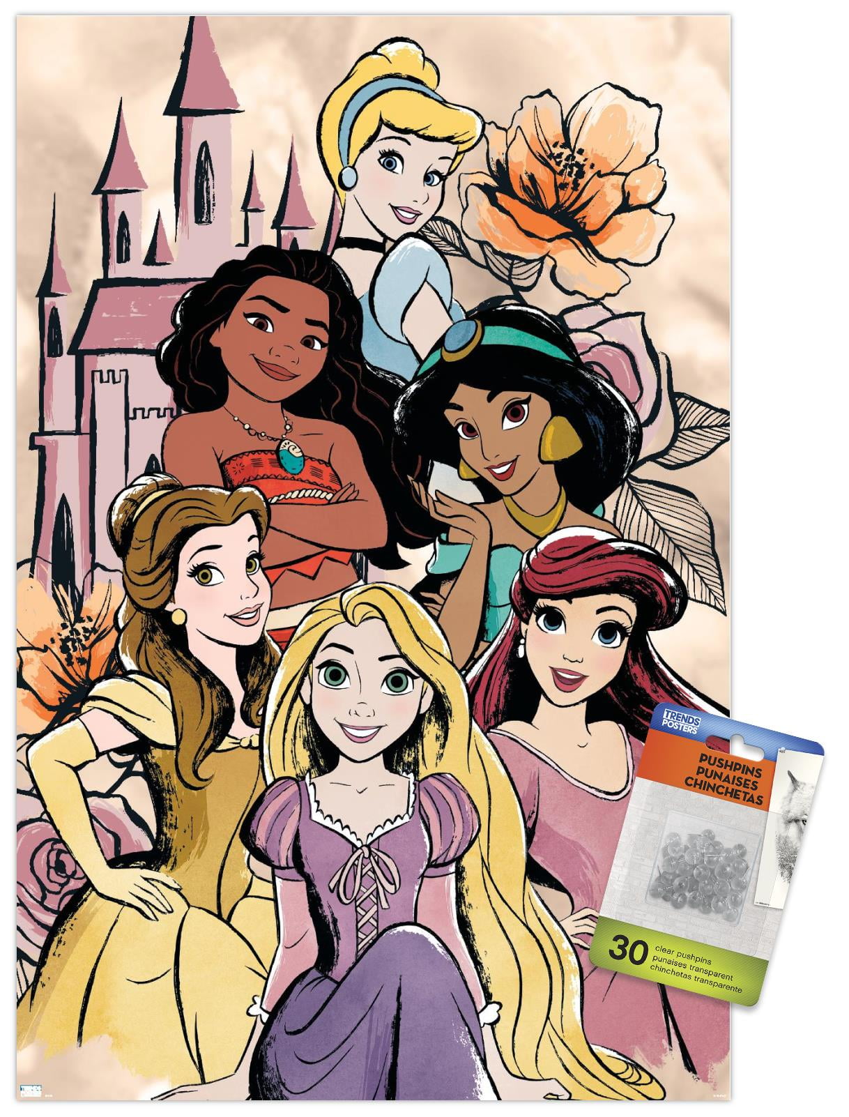 Disney Ultimate Princess Celebration - Castle Group Wall Poster with ...