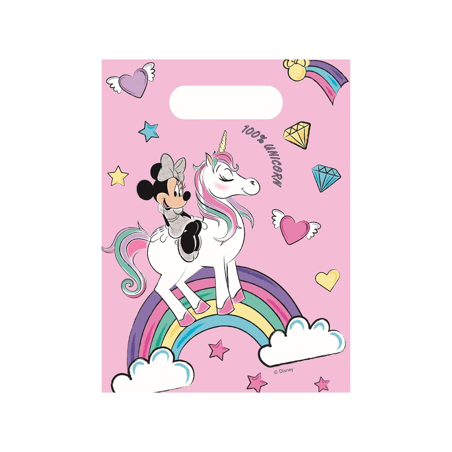 Disney Unicorn Minnie Mouse Party Bags (Pack of 6) - Walmart.com