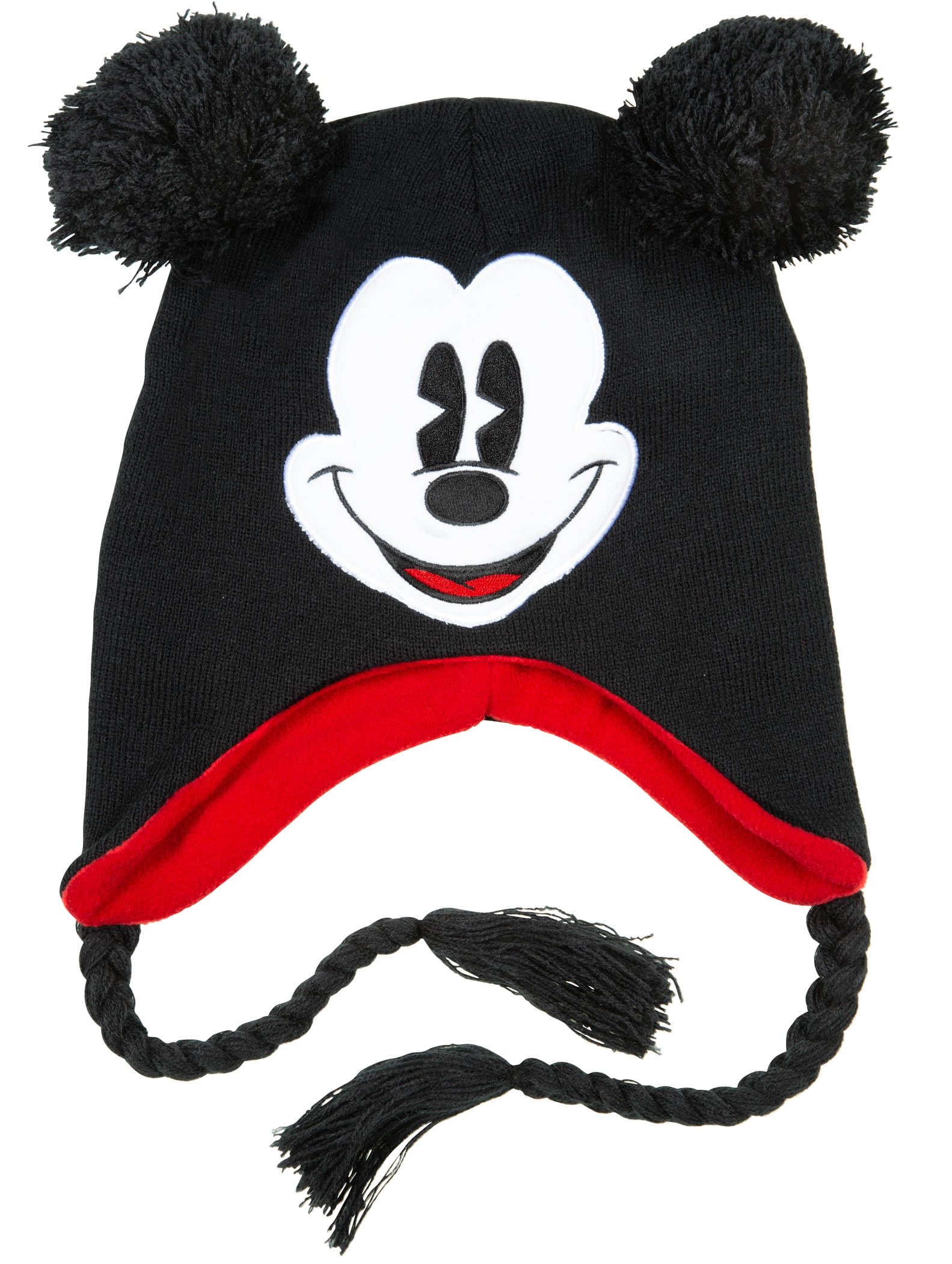 Disney Unisex Adult Mickey Mouse Acrylic Knit Winter Laplander Hat with ...