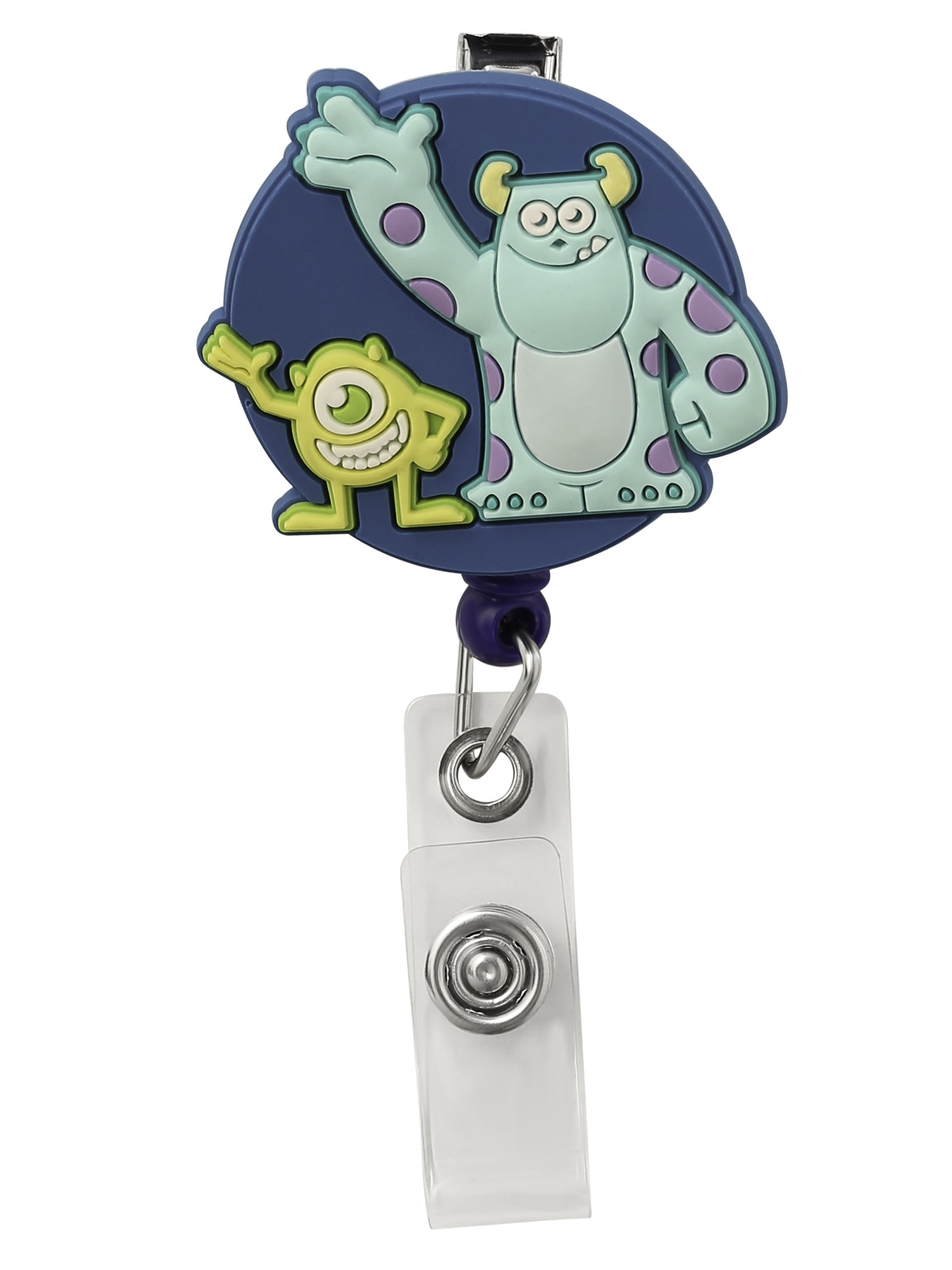 Disney Unisex Monsters Inc Badge Reel, 26-inch Retractable ID Card ...
