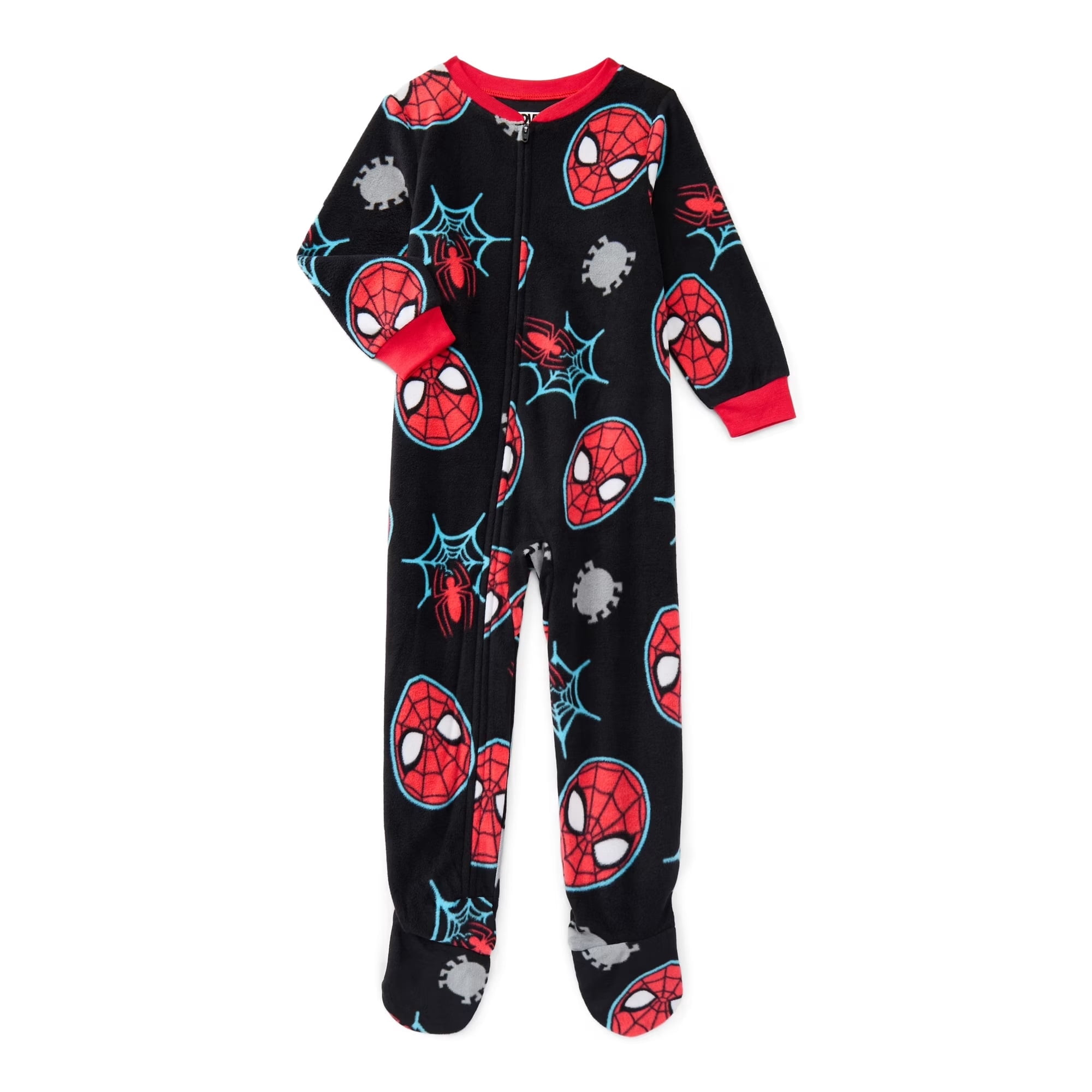 Disney Unisex Spider Man Spidey One Piece Sleeper Pajamas, 2T - Walmart.com