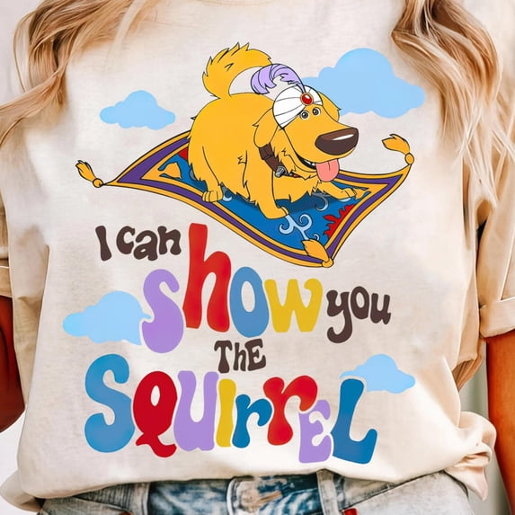 Disney Up Movie Dug Shirt Cute Dog I Can Show You The Squirrel T-shirt ...