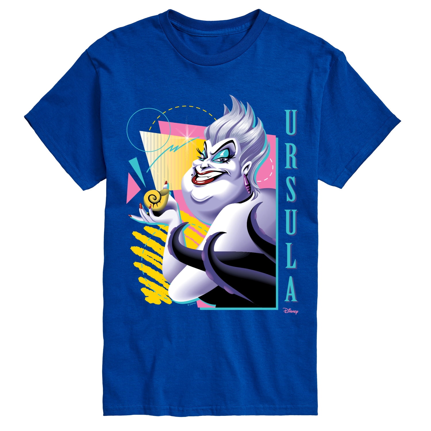 Disney - Ursula 80s - Men's Short Sleeve Graphic T-Shirt - Walmart.com