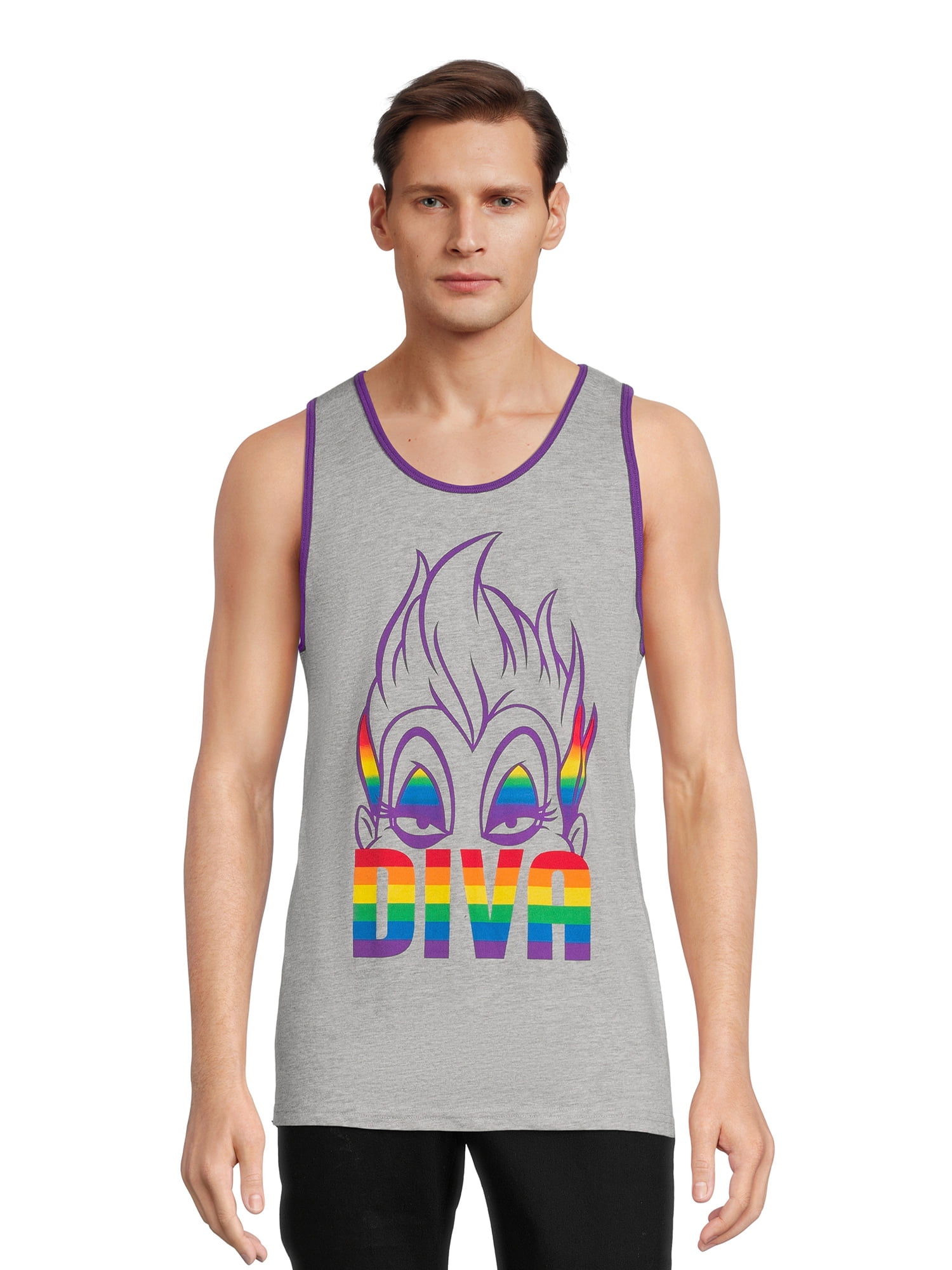 Disney Ursula Diva Men's Pride Tank Top, Sizes S-3XL - Walmart.com
