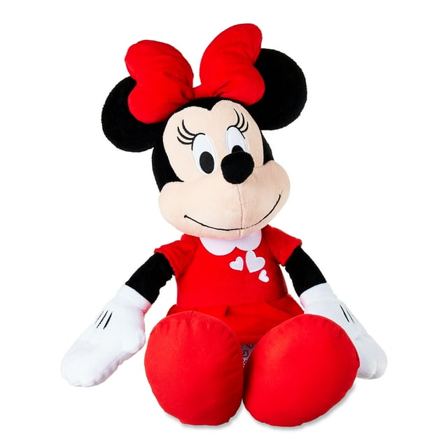 Disney Valentine 19" Minnie Mouse Large Plush Toy - Walmart.com