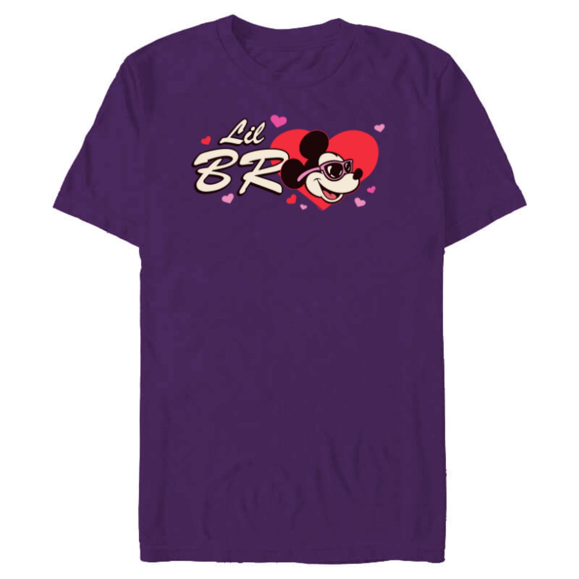 Disney Valentine's Day Lil Bro Gift Family Matching Trip - Short Sleeve ...