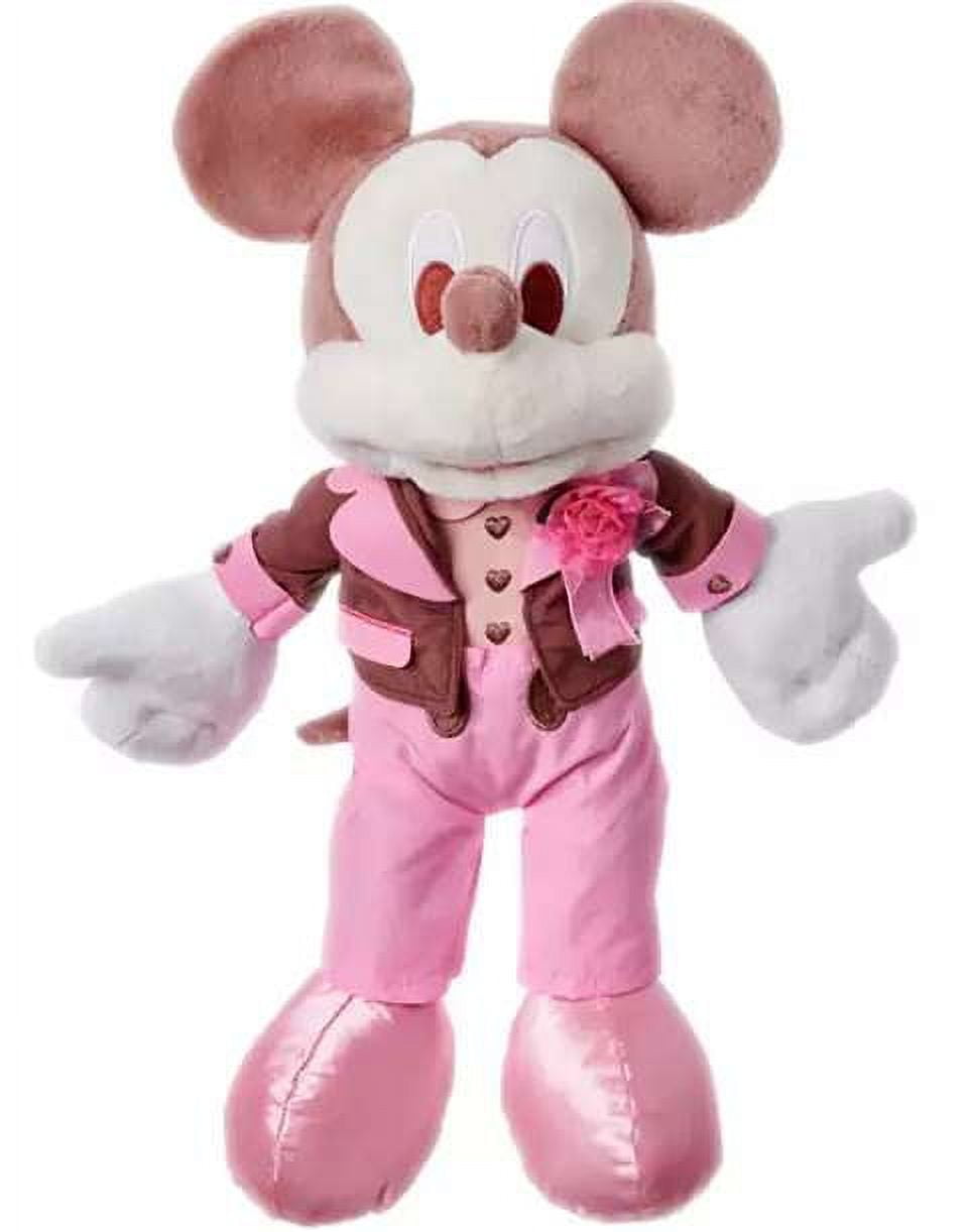 Disney Valentine's Day Mickey Pink Tuxedo Plush New with Tag - Walmart.com