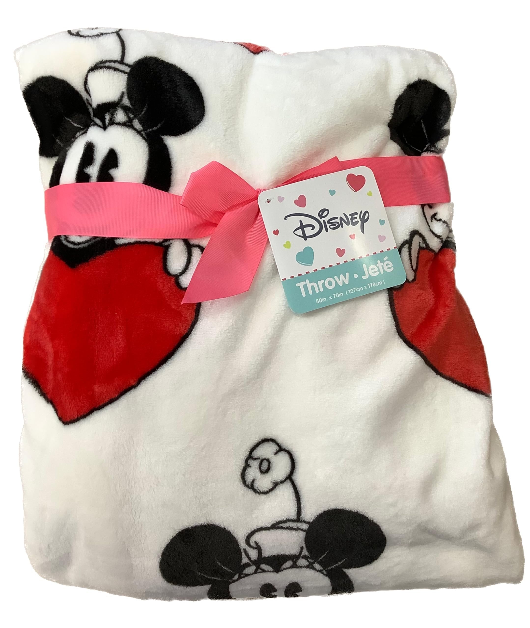Jay Franco Valentine's Day Minnie Mouse Throw, 50x70 - Walmart.com